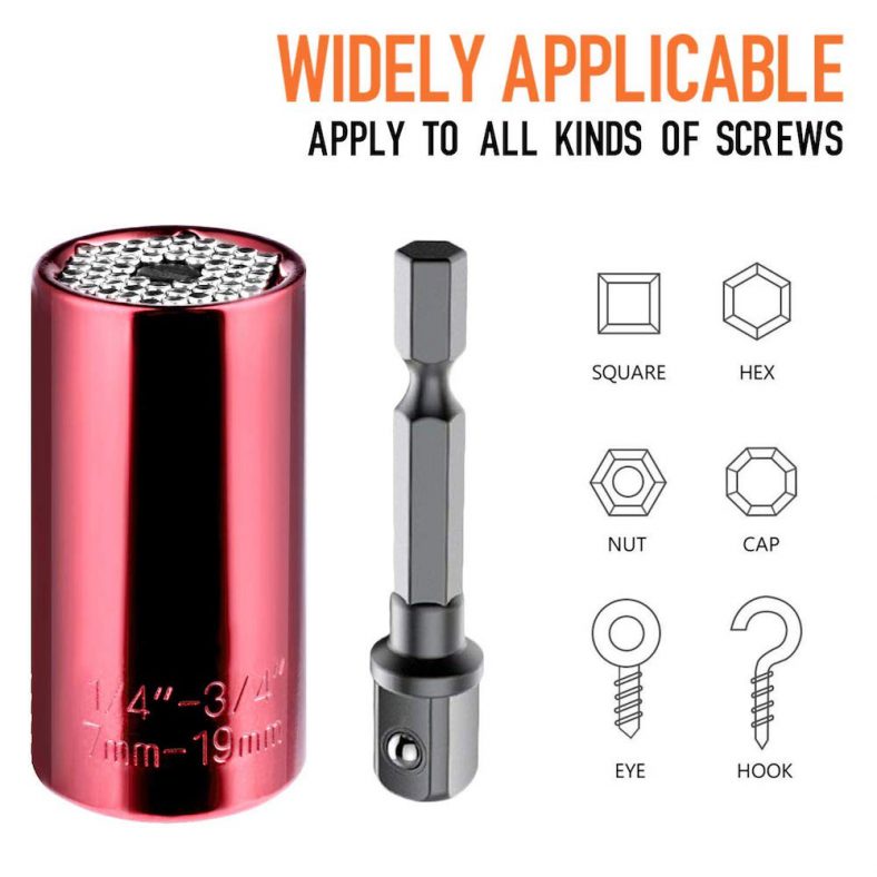 Universal Socket Ratchet Wrench for all DIYs - Viral Gads