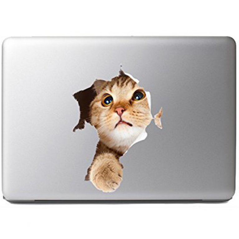 Beautify And Protect Your Laptop With This Cute Fluffy Animal Vinyl ...