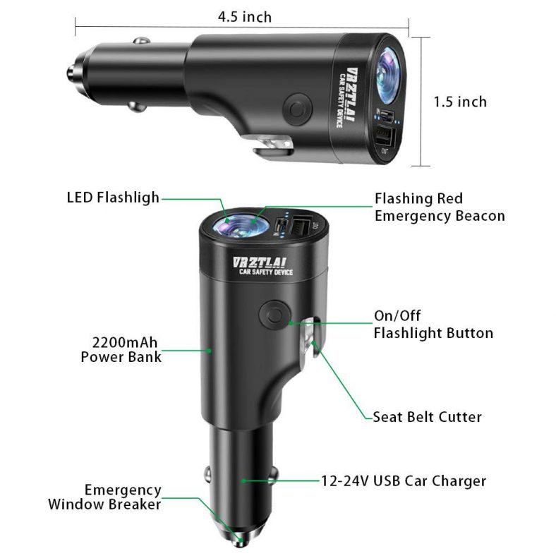 Be Safe With This Multifunctional Car Emergency Tool - Viral Gads