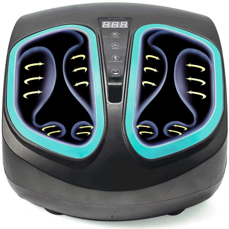 Electric Foot Massager With Soothing Infrared Heat And Air Compression