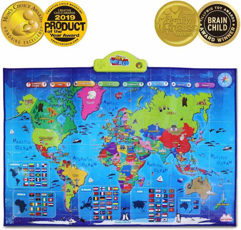 I-Poster World Interactive Map for Great Learning - Viral Gads